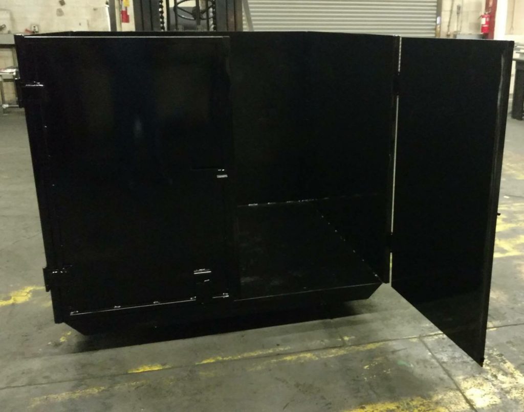 Construction Site Dump Bins - Steel Products Manufacturing Inc